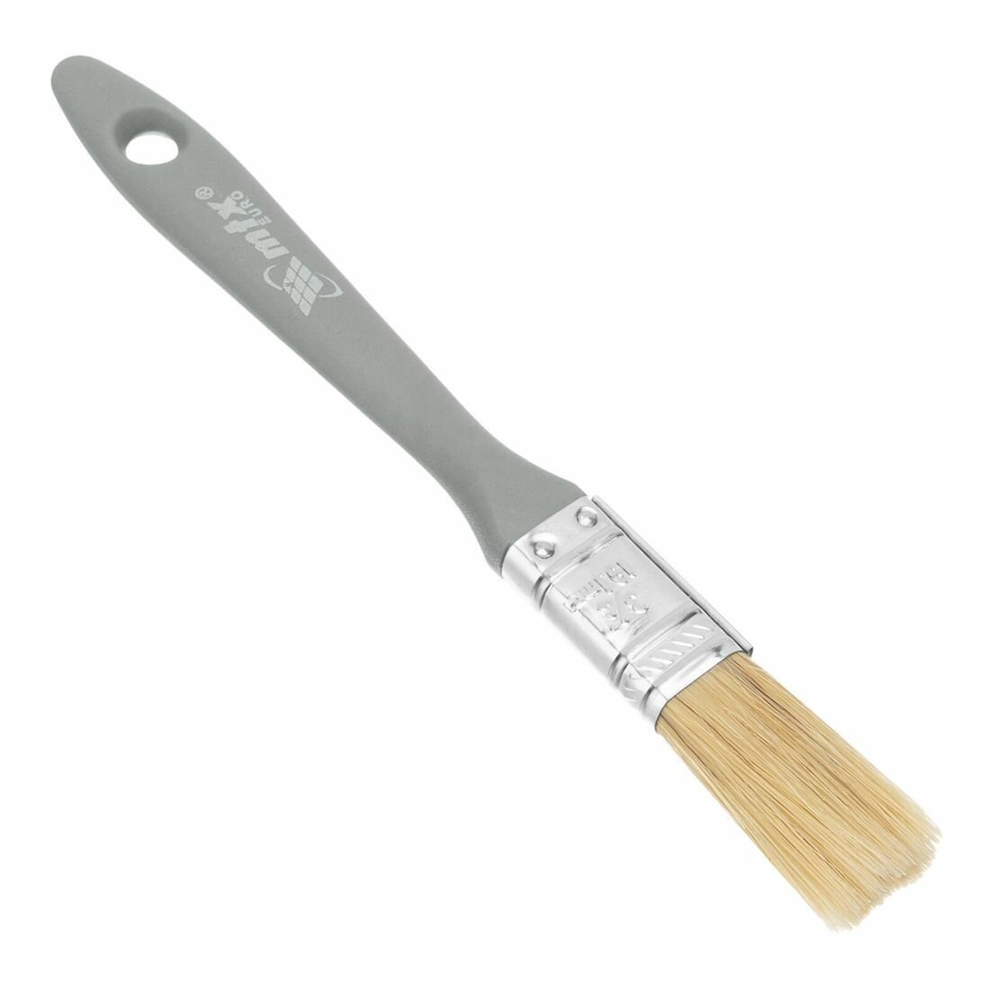 Кисть плоская Евро 3/4, натуральная щетина, пластмассовая ручка MATRIX 83060 1шт.