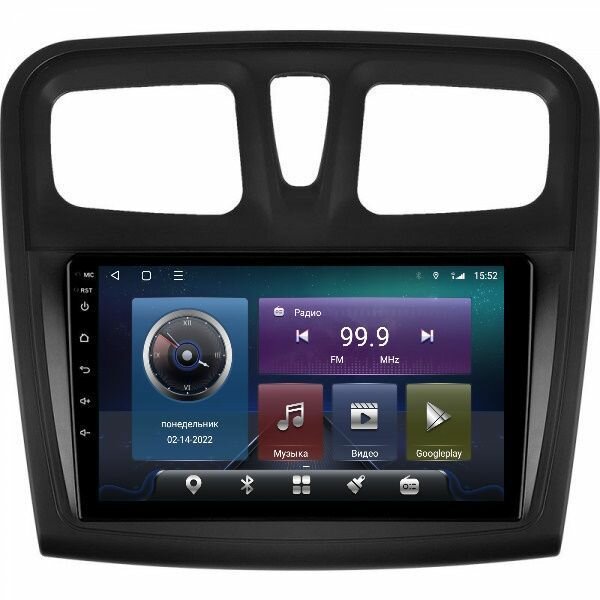 Магнитола CRS-300 Renault Logan 2, Sandero 2 STEPWAY 2014-2022 с Android 14, Процессор 8 ядер, 6/128Gb, Carplay, DSP, 4G(Sim)