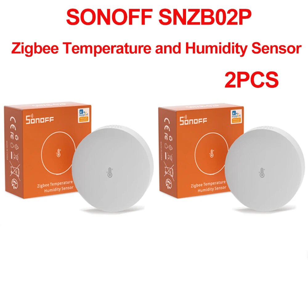 SONOFF SNZB-02P датчик температуры и влажности Sonoff SNZB02P 2PCS