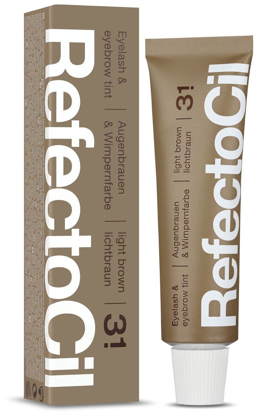 Краска REFECTOCIL для бровей и ресниц №3.1, светло-коричневая ,15 мл