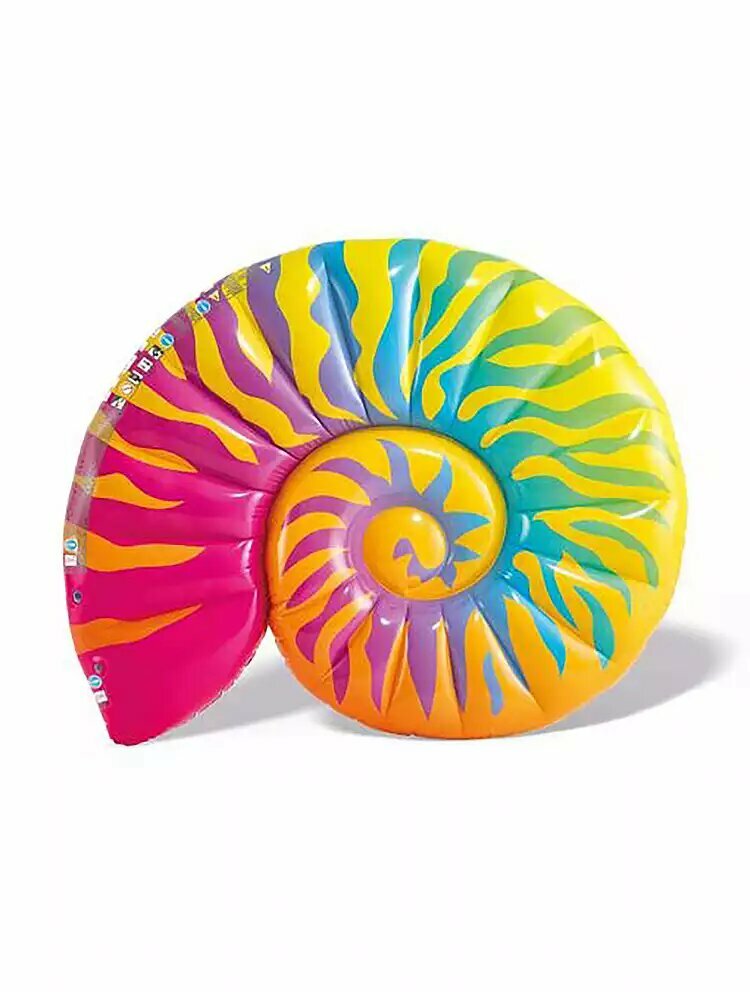 58791 Intex надувной матрас Радужная раковина 157х127х25см.