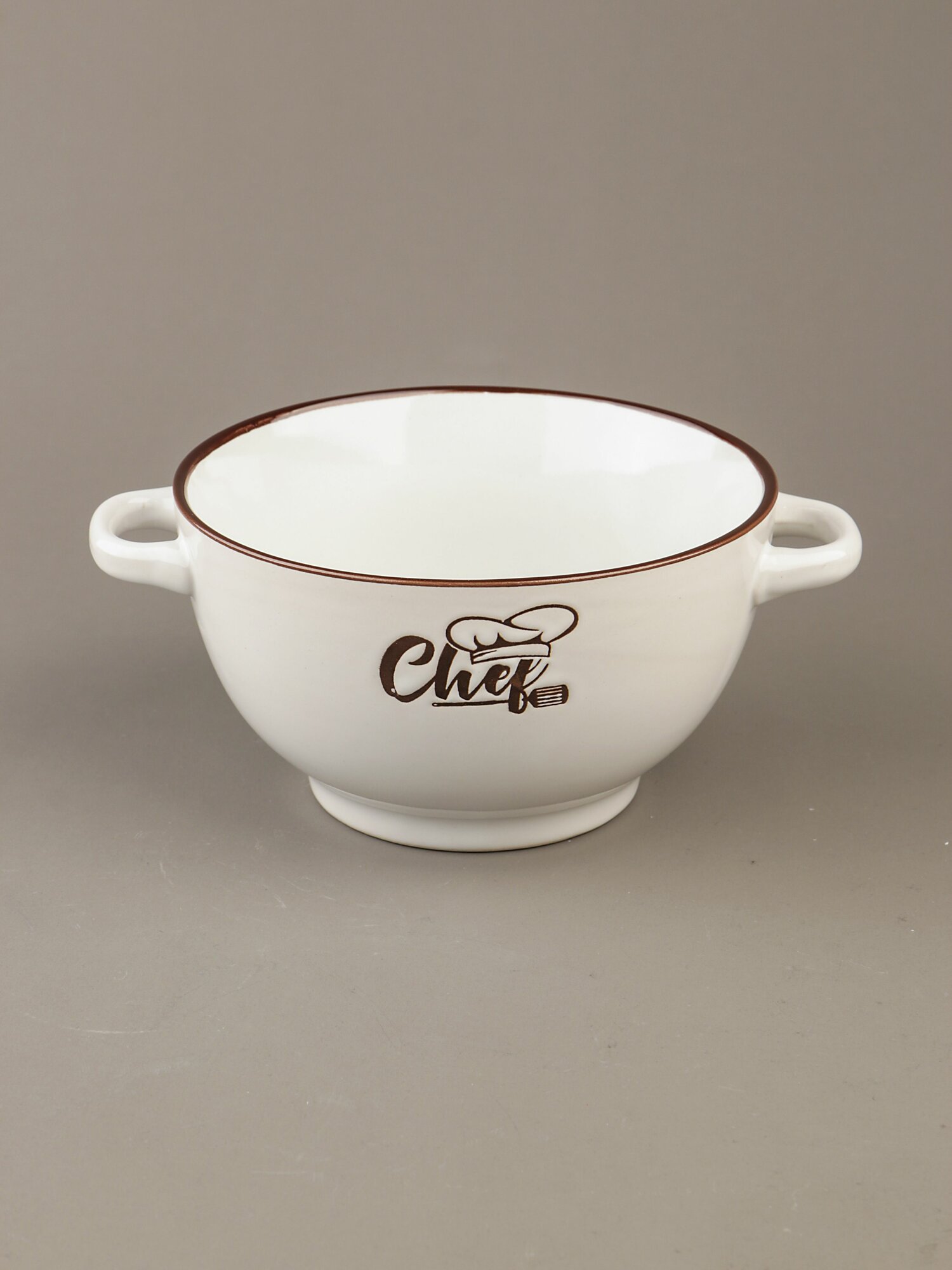 Бульонница 650мл Шеф белая