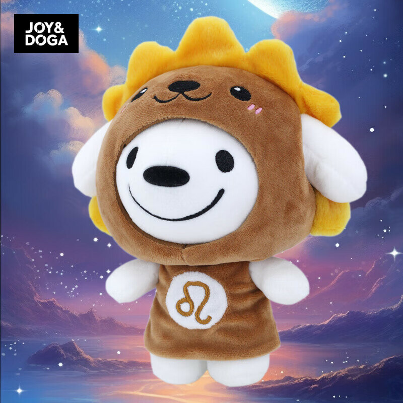 JOY&DOGA Plush Toy Joy Mascot Dog Doll Zodiac Series - Leo