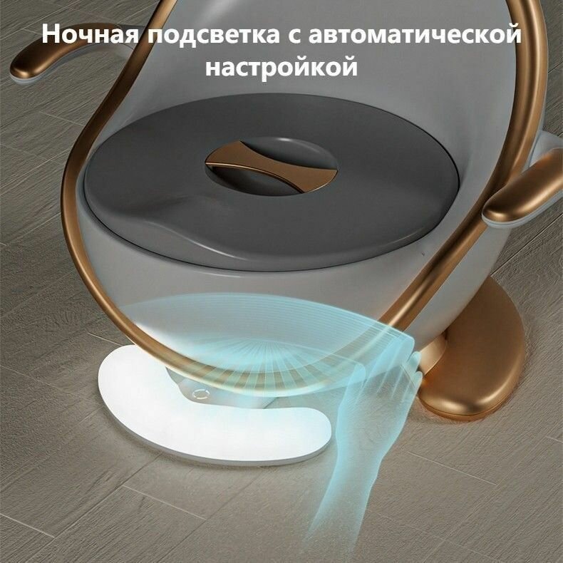 Горшок для ребенка，Универсальный для мальчиков и девочек，Легко чистить，Свет. — фото 1
