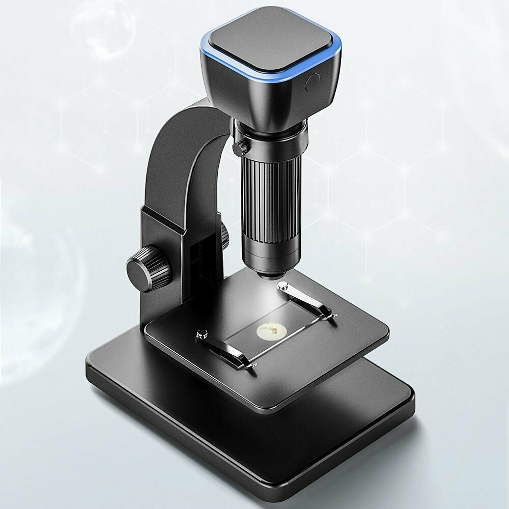 Биологический Микроскоп wifi 2000X + 500X с USB/WiFi