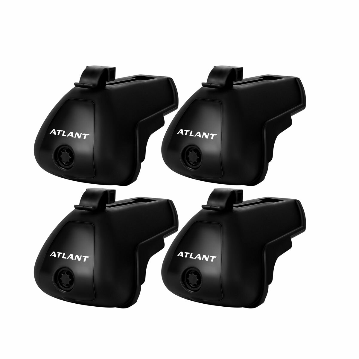 Опоры багажника Атлант 8810 (тип D), для автомобилей с классическими рейлингами, комплект 4 шт.