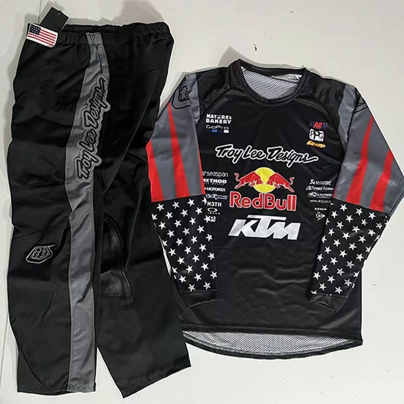 Новый 2023 TL Red Bul эндуро комплект снаряжения для мотокросса mx трикотажные штаны мотоциклетная одежда mtb carracing костюм Off Road