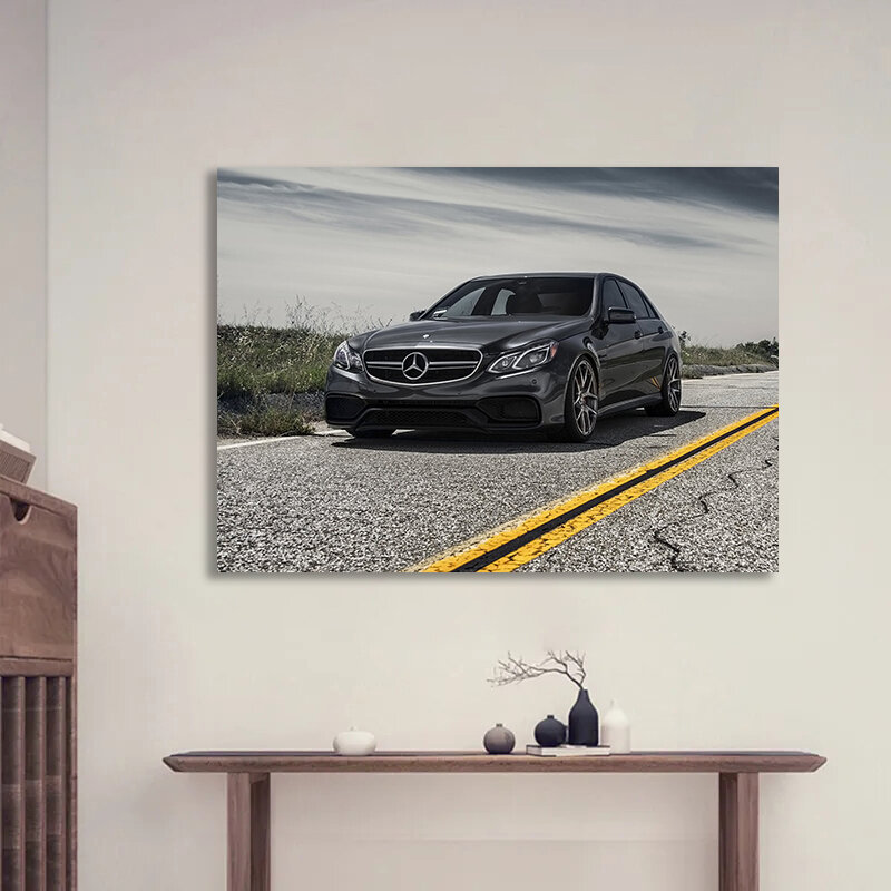 Картина мерседес / машина, картины для интерьера / мальчику, 40х60 см.