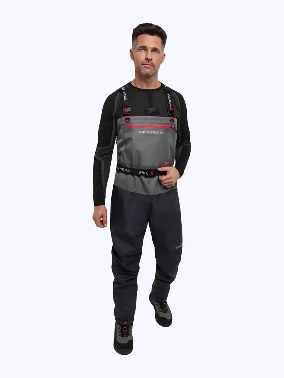 Вейдерсы c носком, мембранные, облегченные, мужские Finntrail Wademan, размер: XL