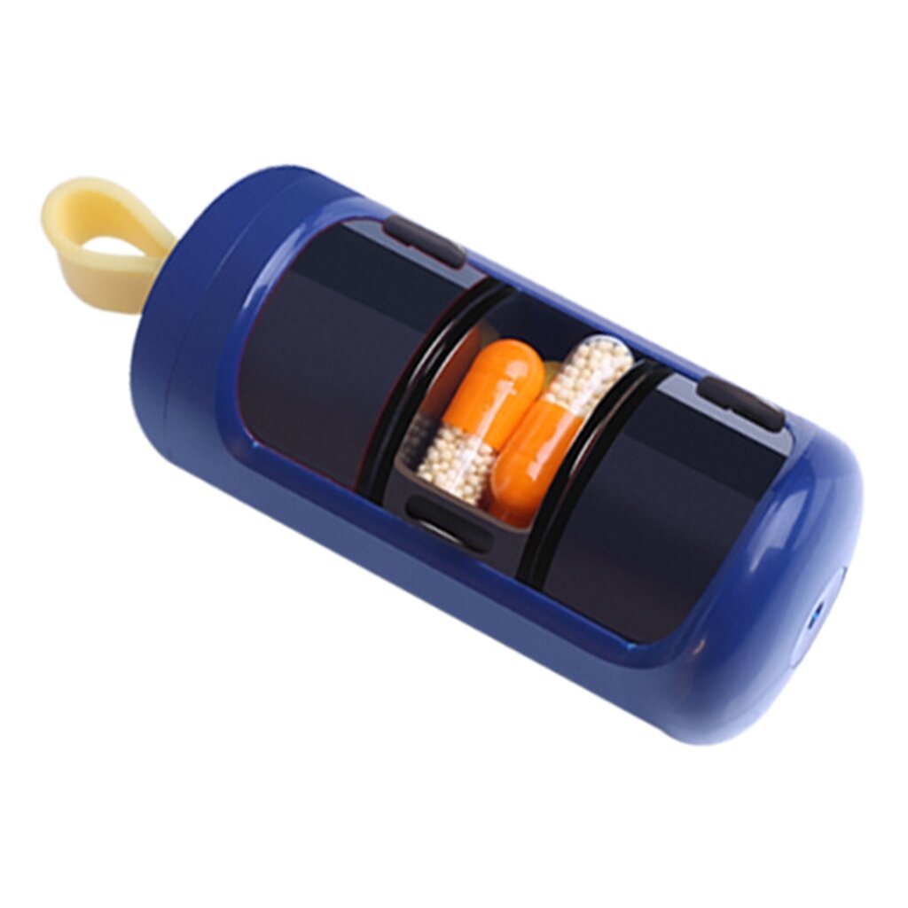 Портативный Органайзер для хранения таблеток в коробке с 3 сетками, универсальный влагостойкий подарок пожилых пациентов пищевыми продуктами