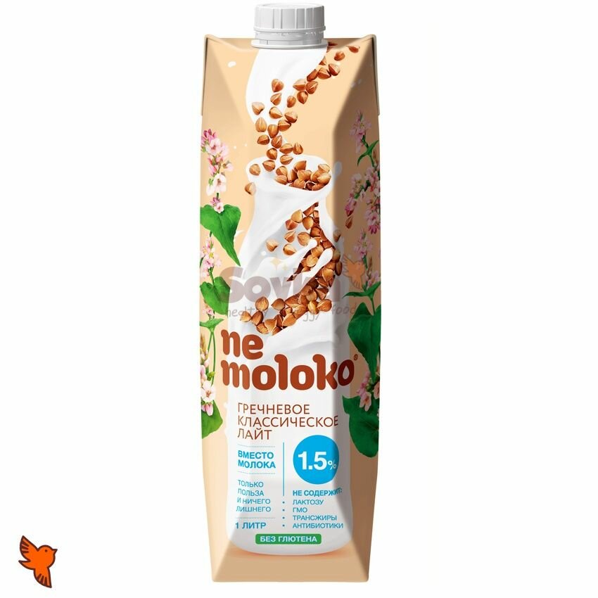 Напиток гречневый классический 1.5% Nemoloko , 1л