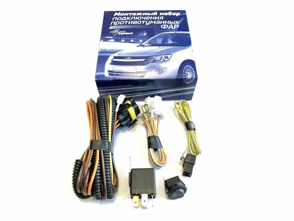 Набор для подключения противотуманных фар ПТФ Лада Ларгус LADA Largus