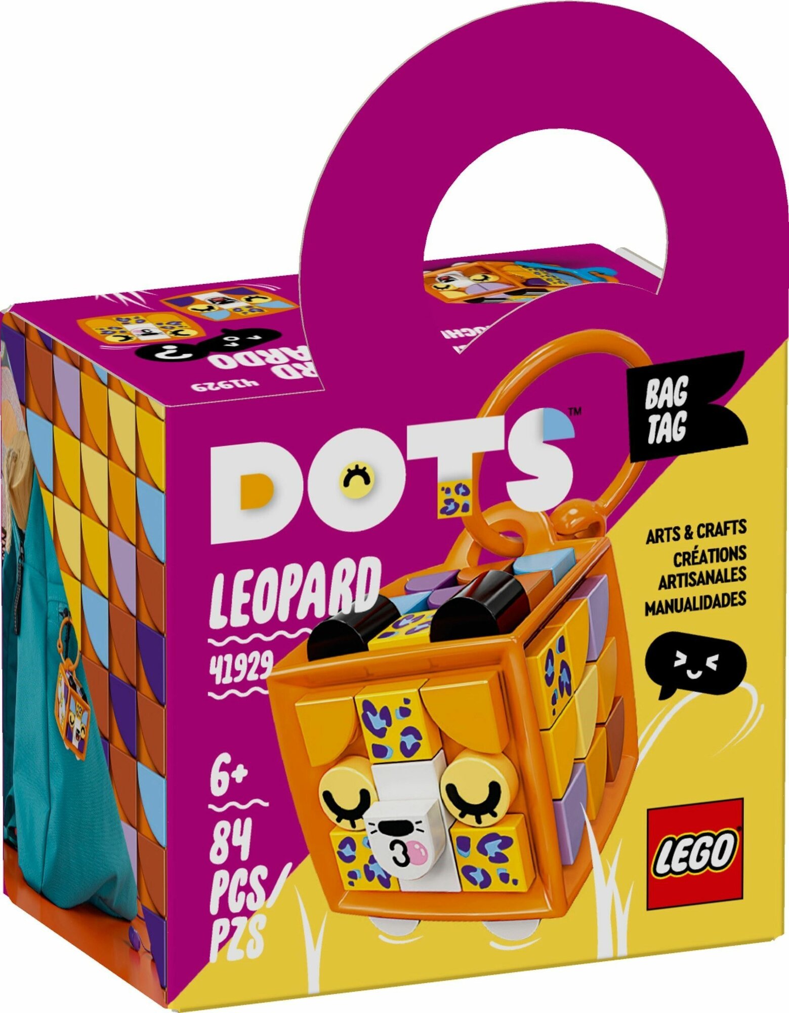 Конструктор LEGO DOTS 41929 Брелок Леопард