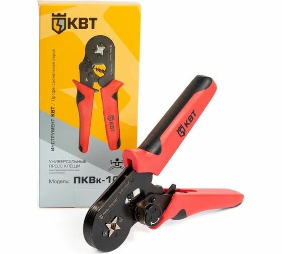 Пресс-клещи ПКВк-10у серия профи (кримпер) для опрессовки втулочных наконечников КВТ