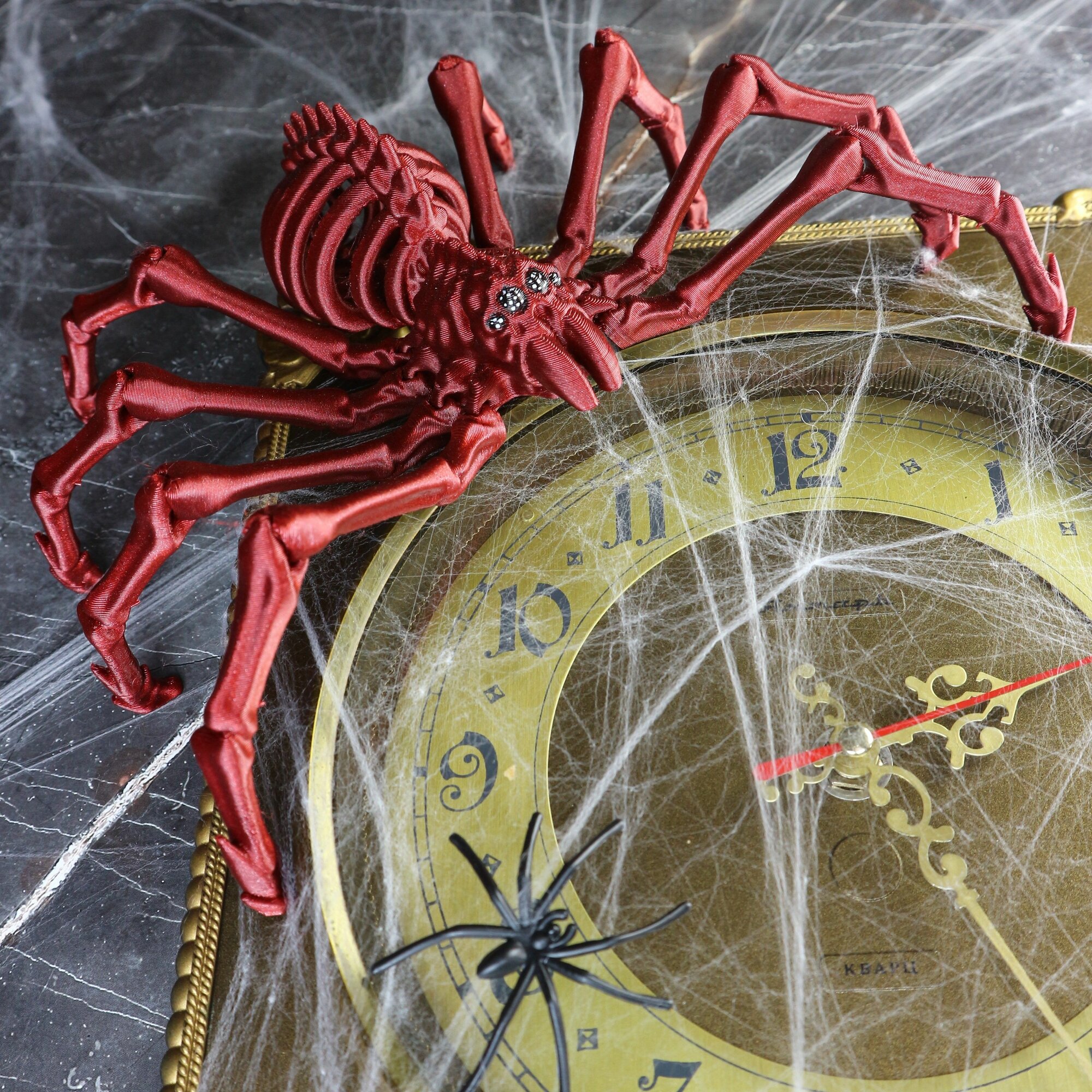 Паук игрушка большой подвижный