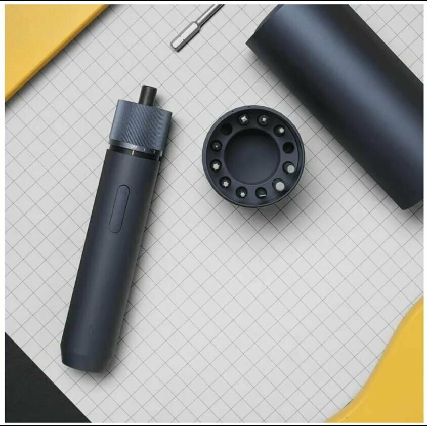 Аккумуляторная отвертка HOTO (B-QWLSD001B-B1) black, 12 бит