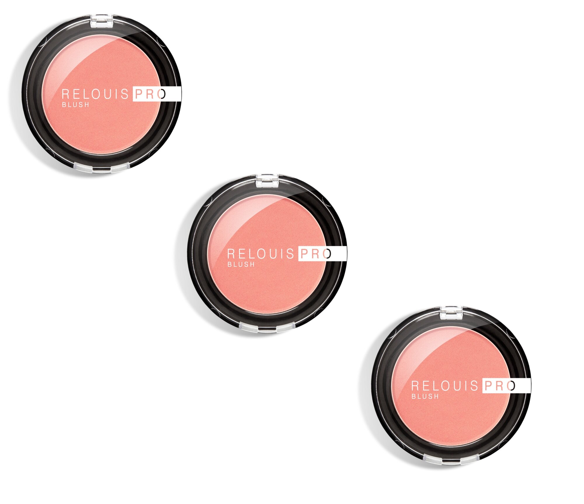 Румяна Relouis PRO Blush тон 77 (Shiny Coral) 3шт