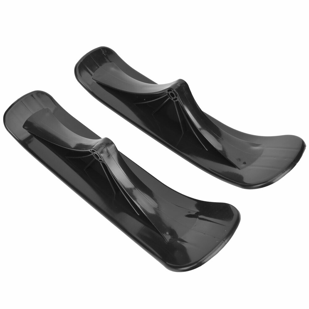 Пара черных аксессуаров для лыжных саней и санок, 2 в 1, запчасти для зимних видов спорта на открытом воздухе, санки для детей, подарок