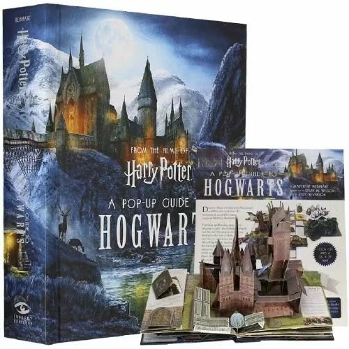 Гарри Поттер: 3D книга с объемными сценами Хогвартса, замком, квиддичем и Хогсмидом