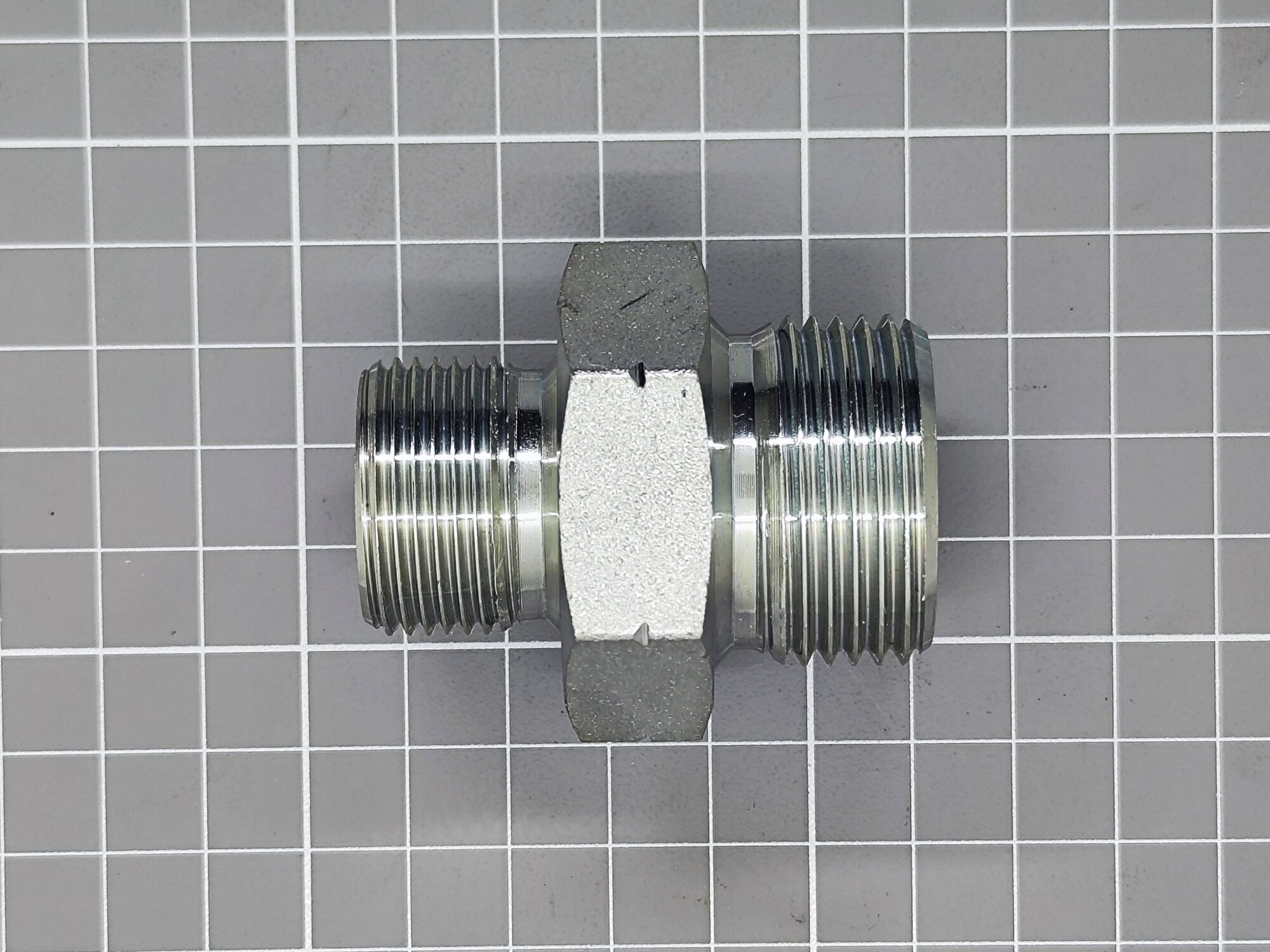 Адаптер BSP 3/4" - BSP 1" (ш-ш) переходной прямой для РВД и гидравлических систем (1 шт)