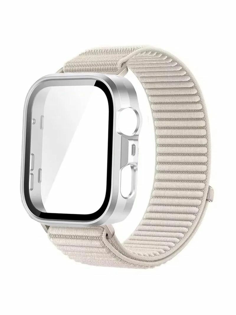 Стеклянный корпус + поле нейлоновый петельный ремень для Huawei Watch Fit 4/4 Pro