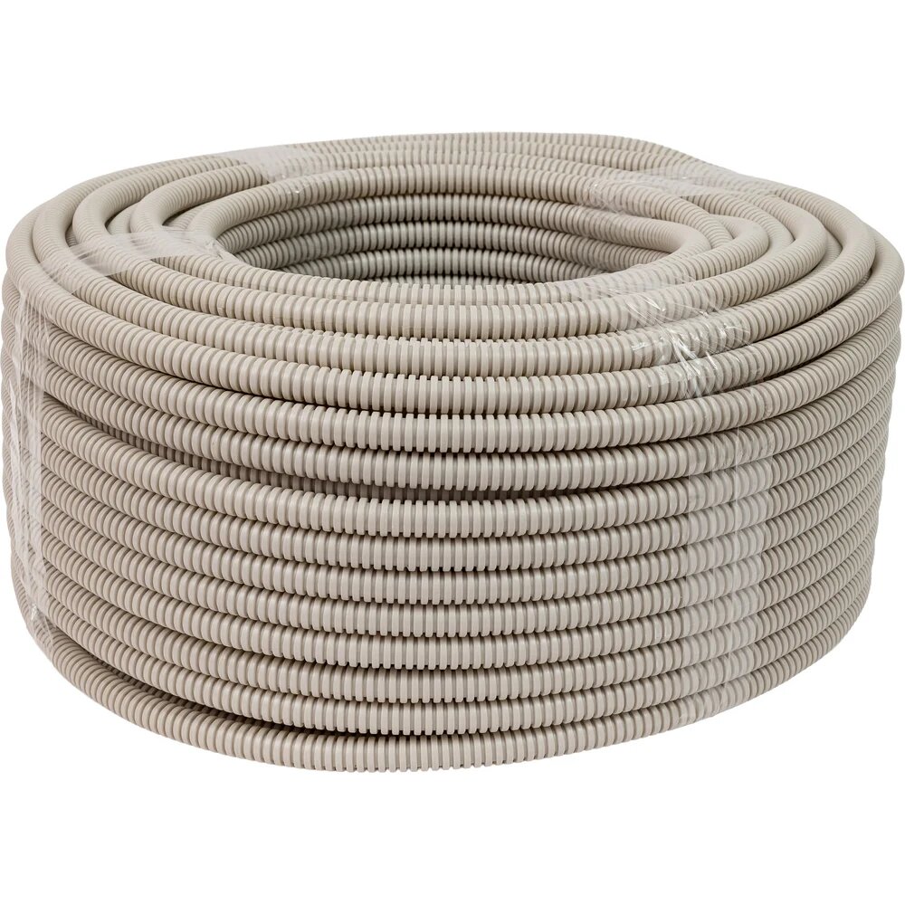 Gigant Труба гофрированная ПВХ легкая серая D16 100м 10116-100GI