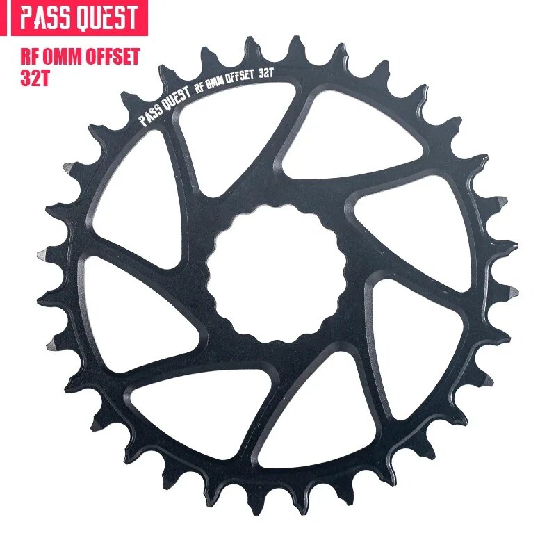 PASS QUEST Звездочки для шатунов RACEFACE Черный, Round 0MM 32T