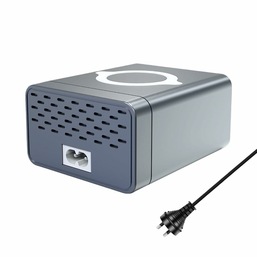 Цифровой дисплей M2 6USB + зарядное устройство 2Type C с беспроводной зарядкой-австралийский стандарт