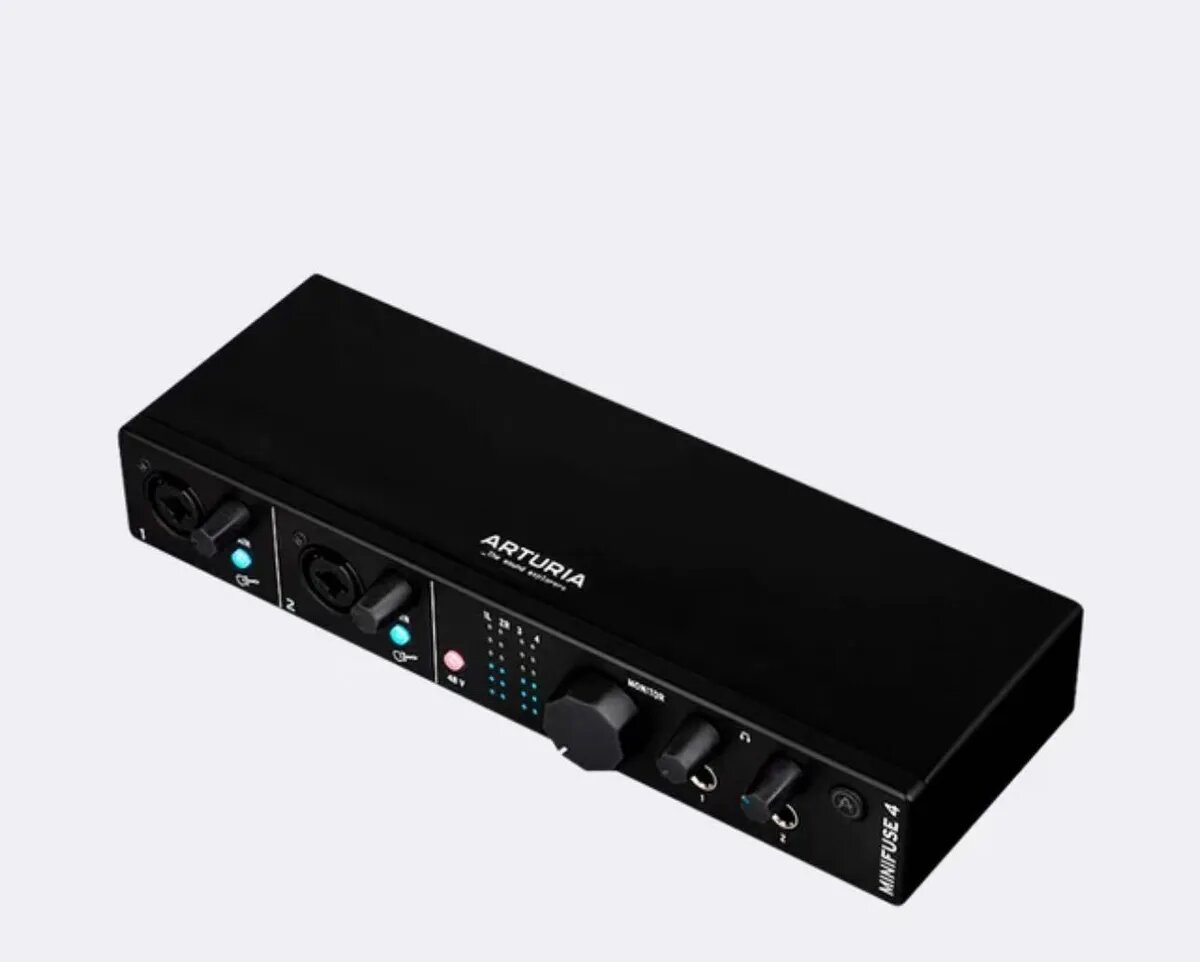 Arturia MiniFuse 4 - компактный 4-канальный USB-C аудиоинтерфейс
