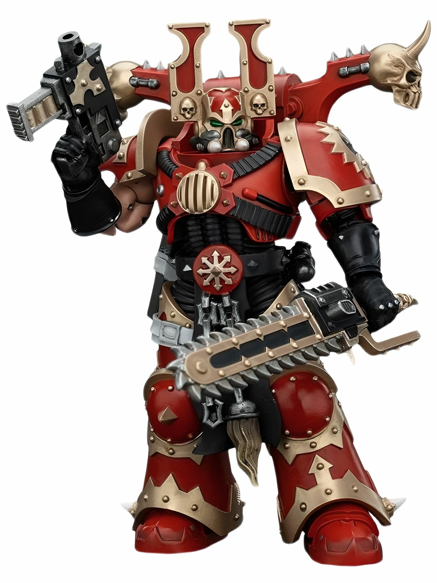 Подвижная фигурка JOYTOY Warhammer 40K World Eaters Khorne Berzerker 5 коллекция игрушек