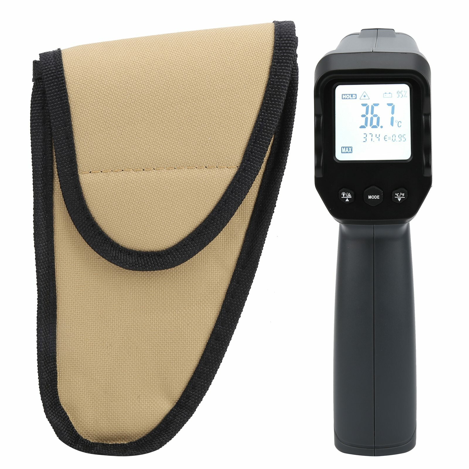 DT8011E 50℃1100℃ NonContact Digital Infrared Thermometer for High Temperature Measurement