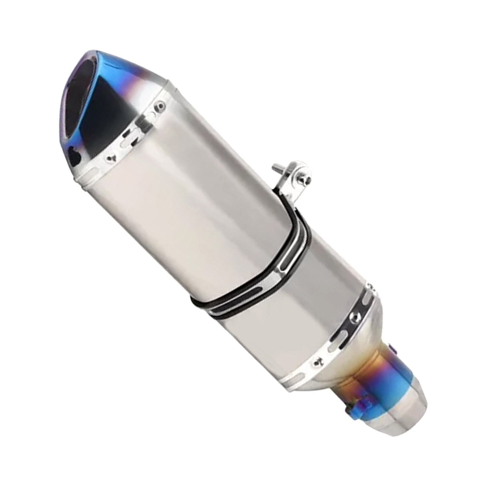 38-51 мм глушитель для мотоцикла, спортивный, накладной, нержавеющая сталь, хвостовая труба, устойчивая к высоким температурам, для мотоцикла, квадроцикла, мотоцикла, мотокросса