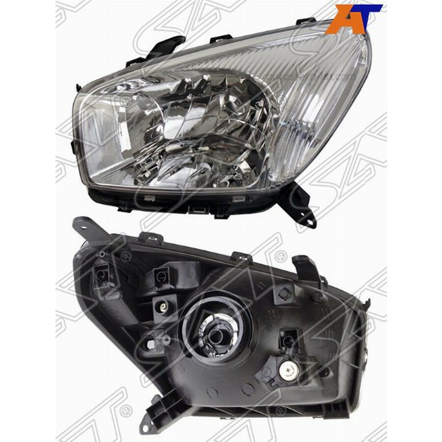 SAT ST21211F4L Фара Toyota RAV4 (CA20) 00-03 (Слева/ Галоген/ Ручная регулировка)