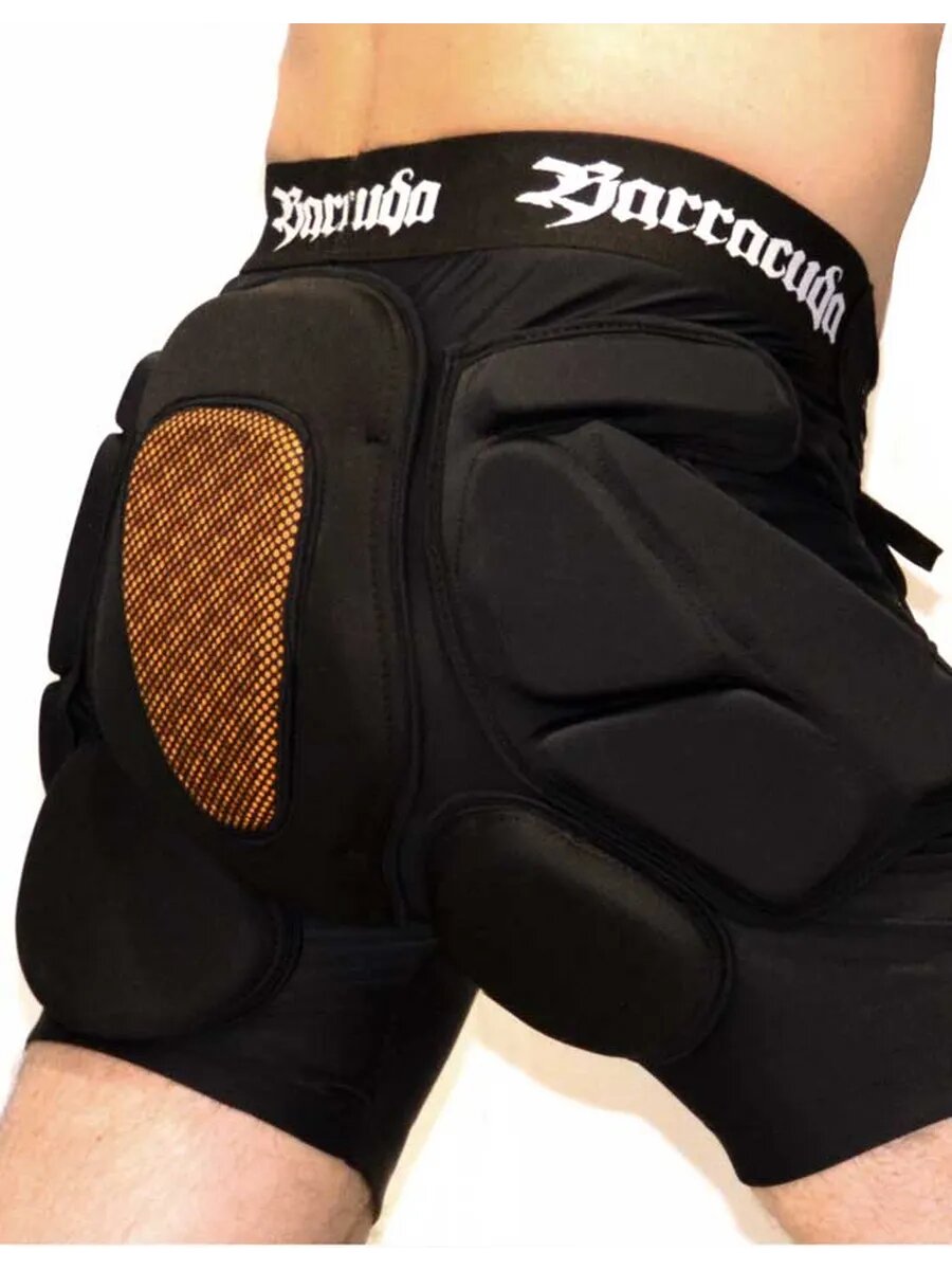 Шорты защитные D3O Black для сноуборда и горных лыж