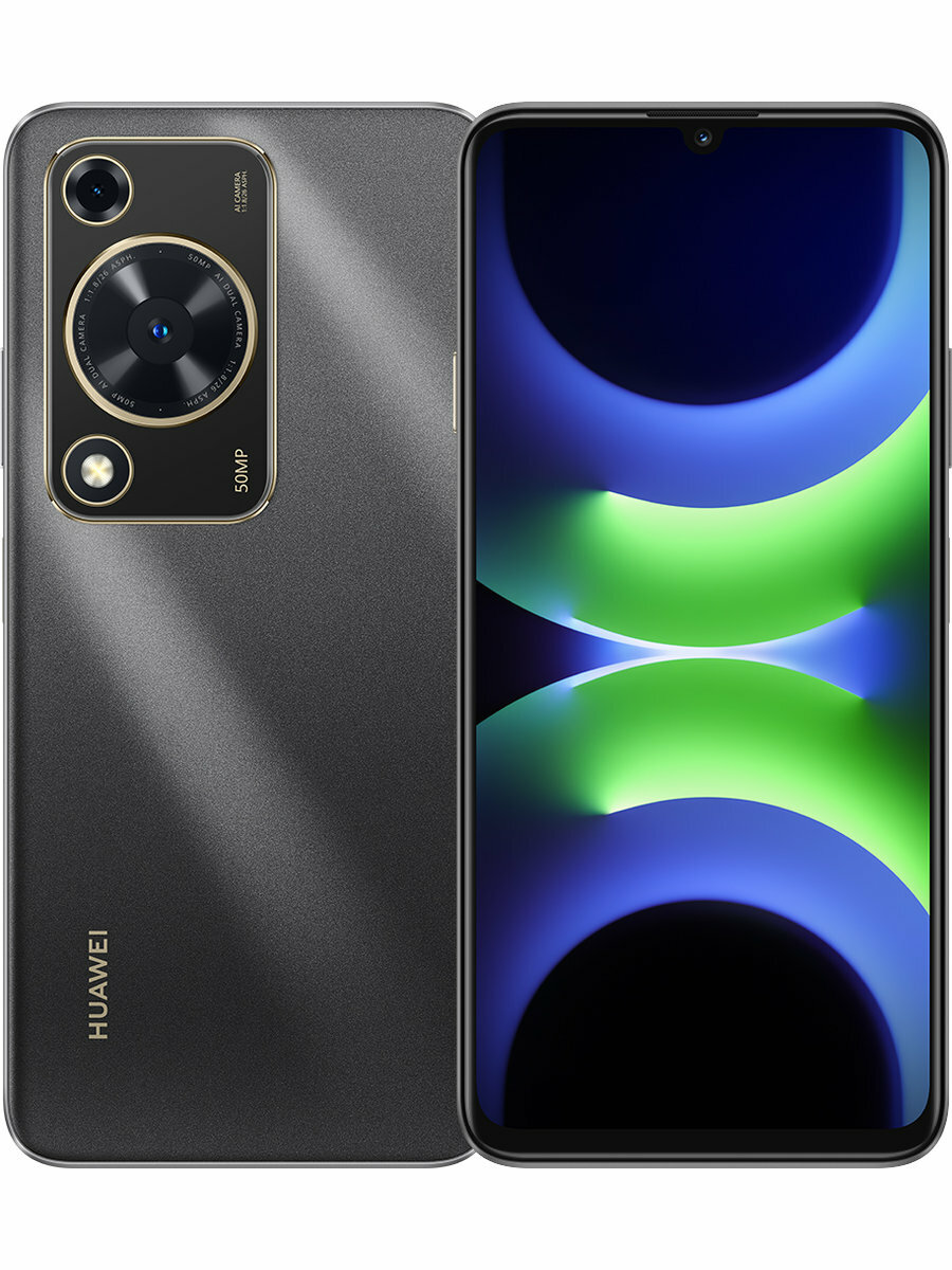 Смартфон Huawei Nova Y63 6/128GB, 90 Гц, NFC, 2 Nano SIM, Чёрный