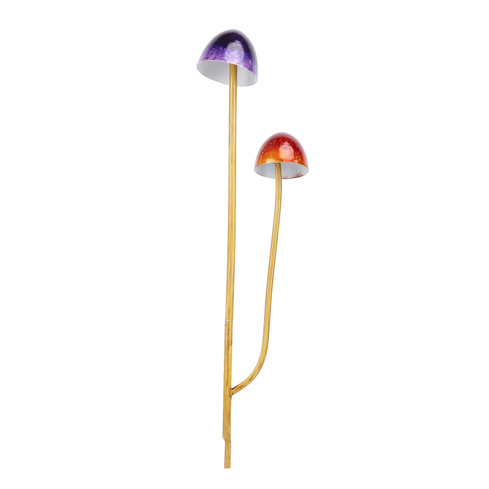 Декоративная металлическая статуэтка гриба для сада, подходящая для цветочного горшка, патио или газона.