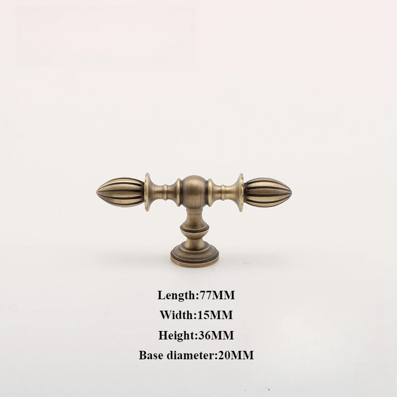 Ручки для шкафов TINYHOB латунные 160 мм C-8057 - T knob