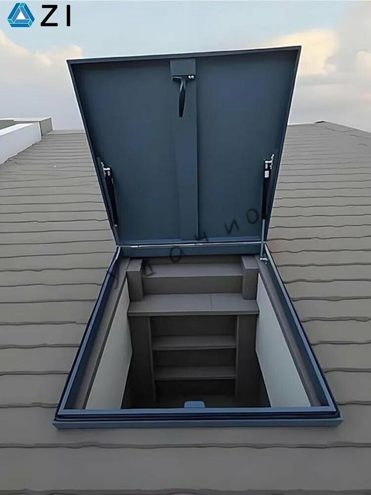 Люк напольный подвал под плитку Материал из алюминиевого сплава Подходит для подвалов, погребов и крыш