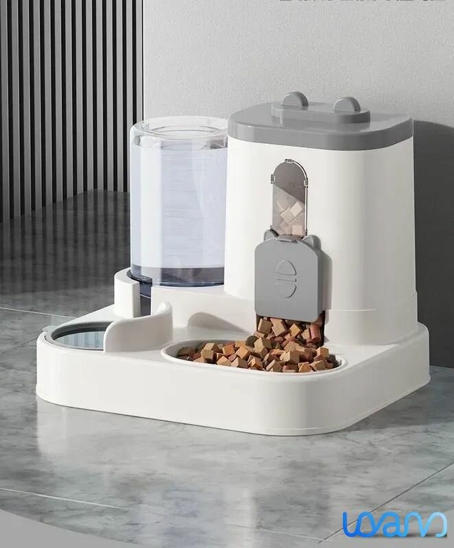 Автоматическая кормушка для домашних животных, автоматическая поилка для кошек и собак1600ml+800ml