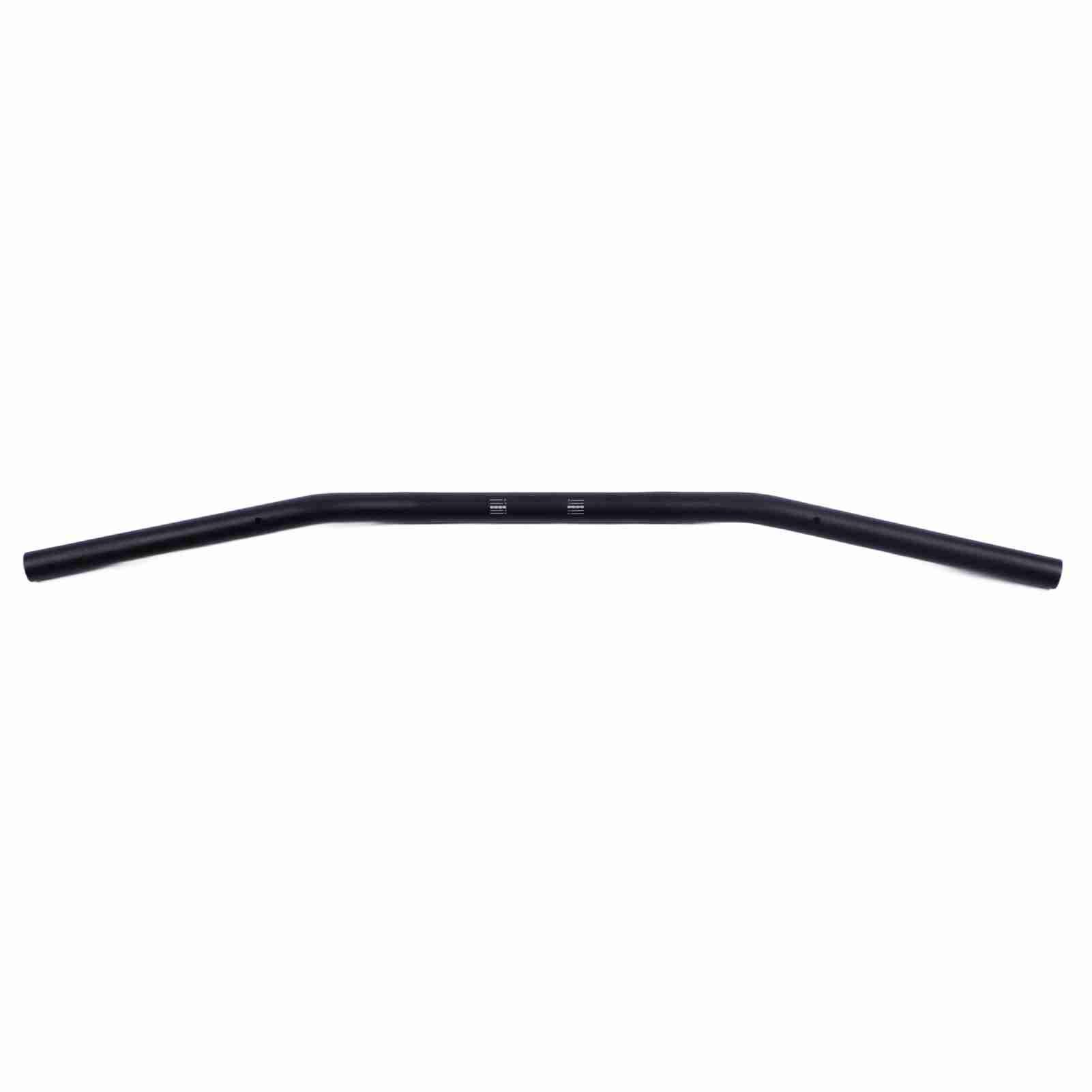 22 мм диаметр алюминиевого сплава ретро -мотоцикл модифицированная руля плоская (матовая черная)