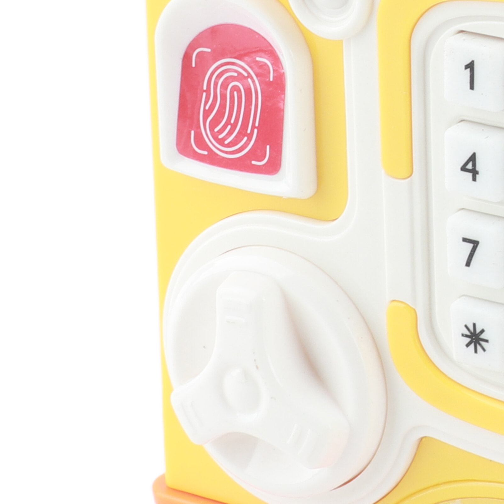 Копилка, голосовой пароль, отпечаток пальца, портативная коробка для экономии денег для детей, для домашних путешествий, желтый