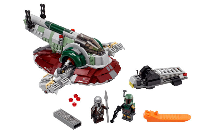 LEGO Star Wars Collection Boba Fett's Xingji Spaceship Building Blocks 301 600pcs 75312 null