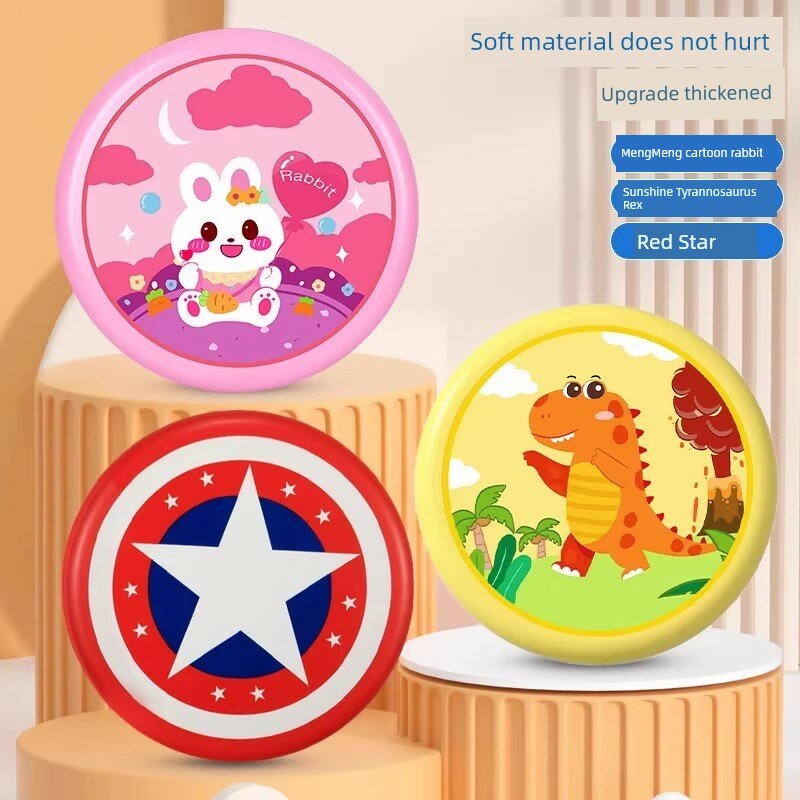 Детский мягкий летающий диск для активного отдыха: бамбуковая бабочка, бумеранг, летающий диск, летающая фея из