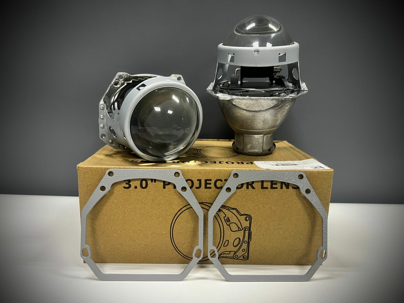 Линзы H7 галоген Москвич 3 2022-2025 (Галоген фары) / Белизны для Moskwich