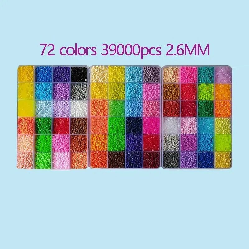 Набор бусин Hot Mosaic Beads Perler Hama 2,6 мм