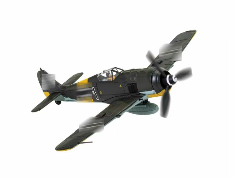 Corgi AA34318 1:72 Fw 190 A_8 "Otto Kittel" (Отто Киттель), "Schwarze 1" (Чёрная 1), немецкий истребитель, готовая модель