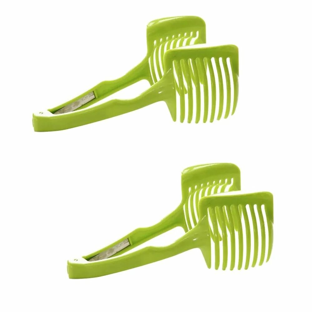 Держатель для нарезки лимона, овощей, фруктов, яиц, вареных и сырых продуктов, ручной пластиковый измельчитель, овощерезка/щипцы, слайсер