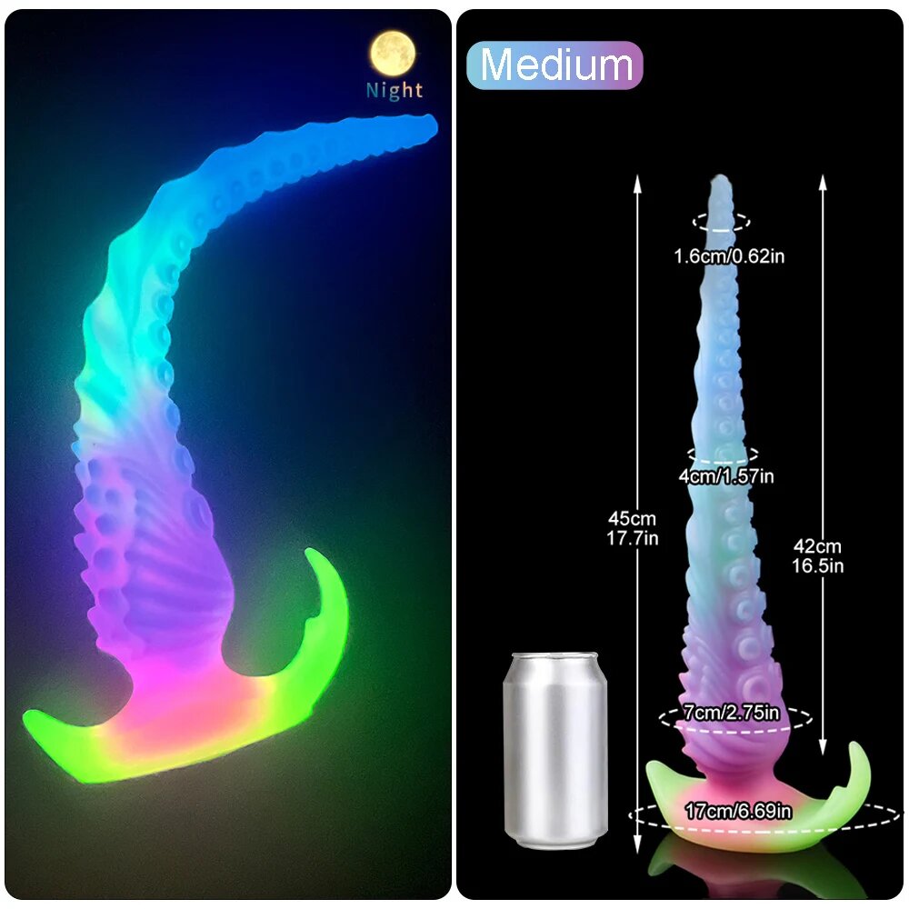 Светящаяся анальная пробка Medium, Luminous M