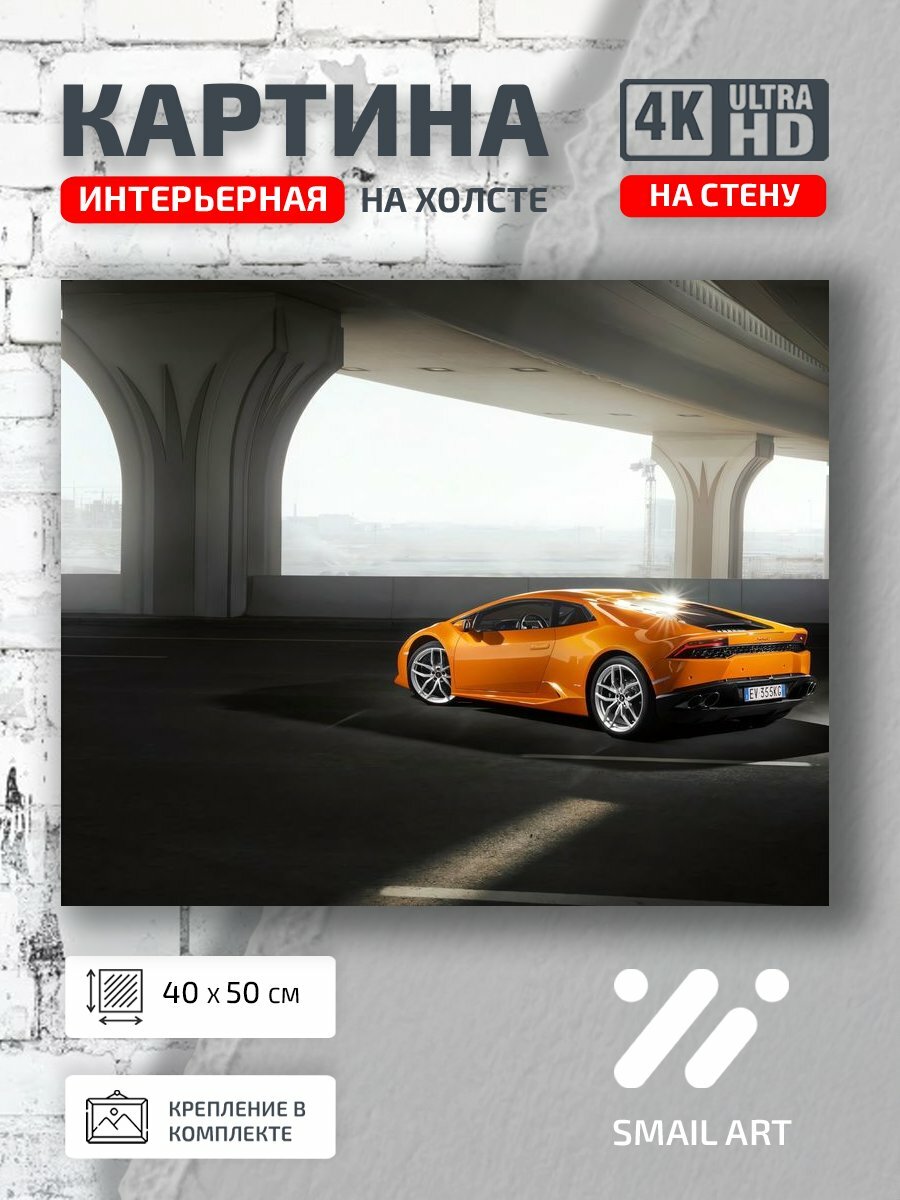 Картина на холсте интерьерная 40 на 50 на стену Мост huracan для студии урбанистика декор