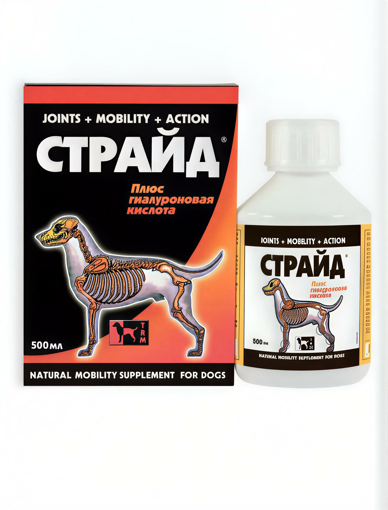 Кормовая добавка для собак TRM Страйд Плюс для нормализации и поддержания функций опорно-двигательного аппарата,500 мл